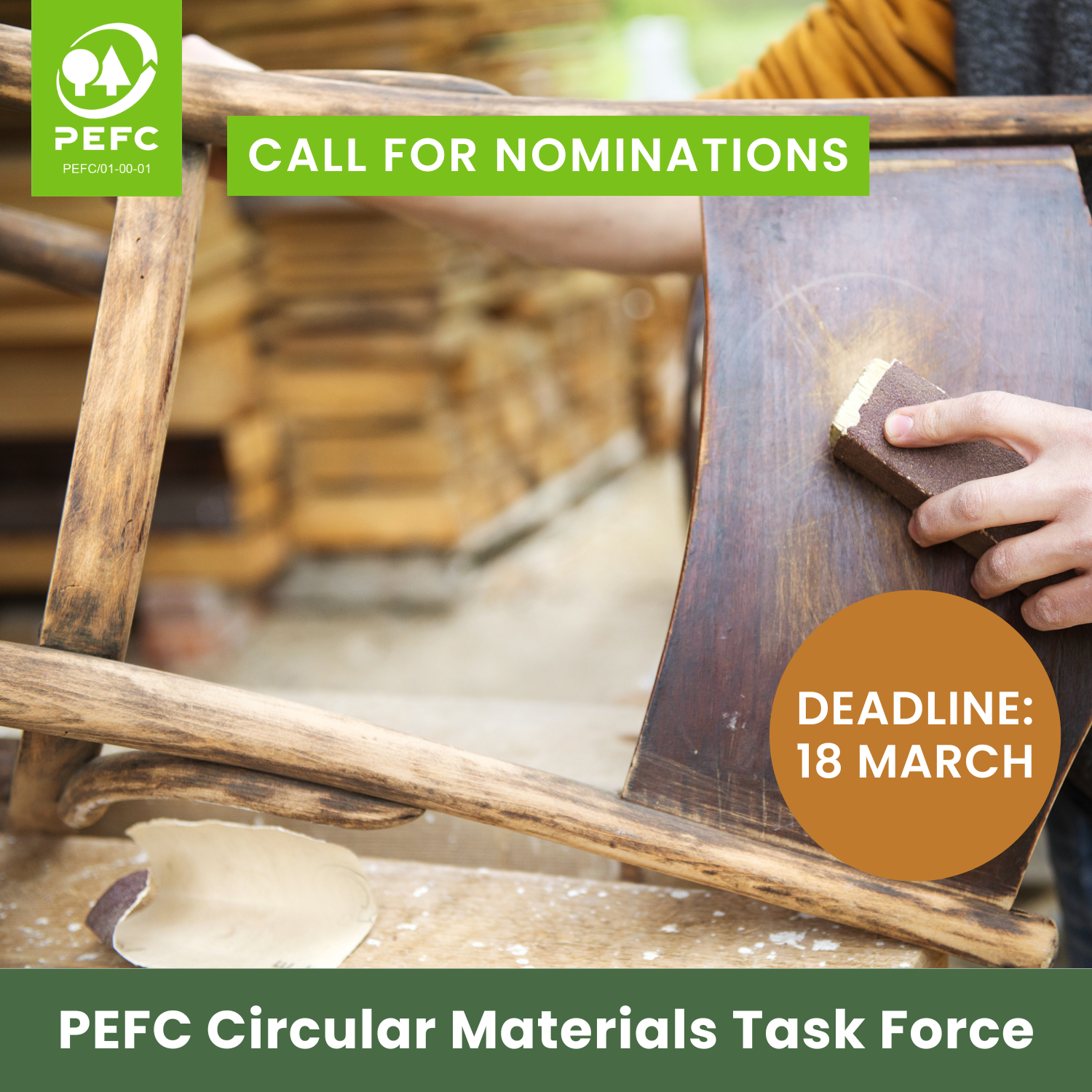 Call for nominations: PEFC Circular Materials Task Force - PEFC ...